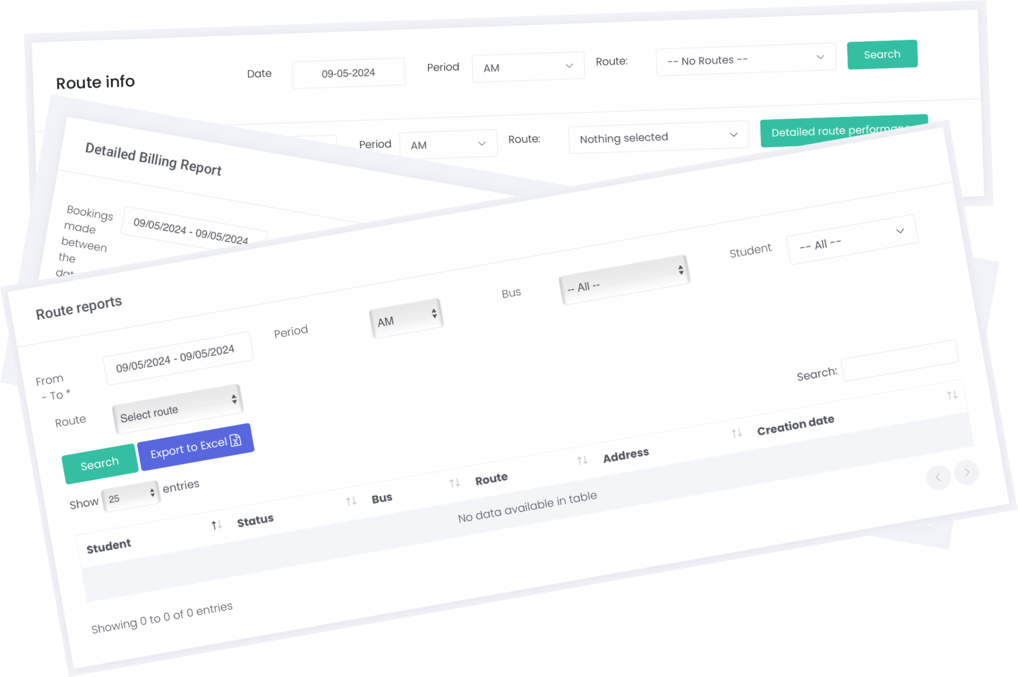 Admin Panel – School Bus Tracker